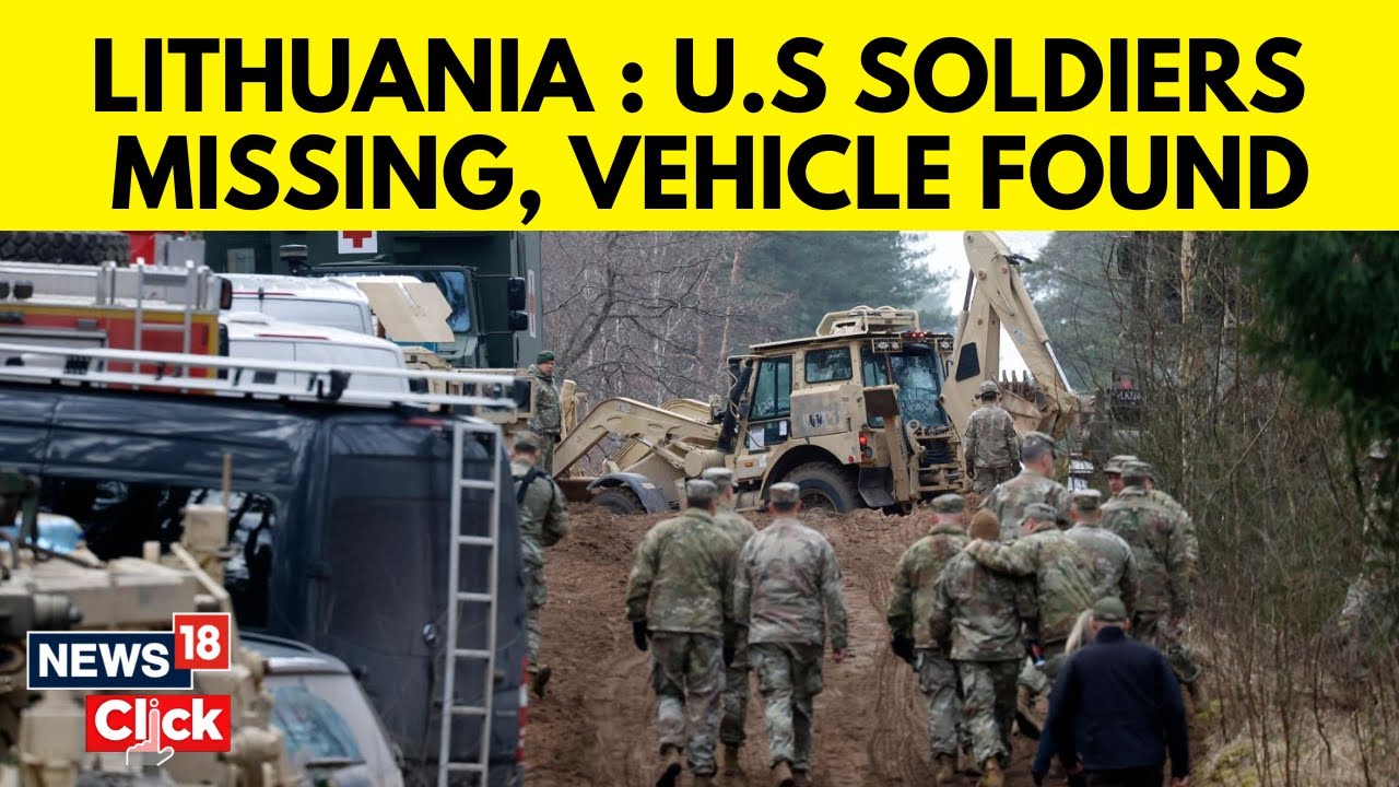 US Armored Vehicle Missing In Lithuania Pulled From Swamp, Soldiers ...