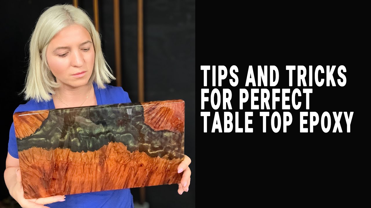 Tips and tricks for perfect table top epoxy every time. Step by step ...