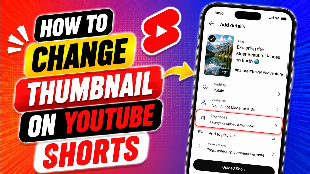 How To Change Thumbnail on YouTube Shorts (Full Guide) - YouTube