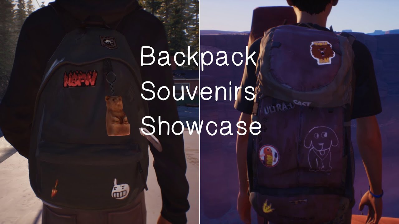 LIS2 Backpack Souvenirs Showcase (collectibles) - YouTube