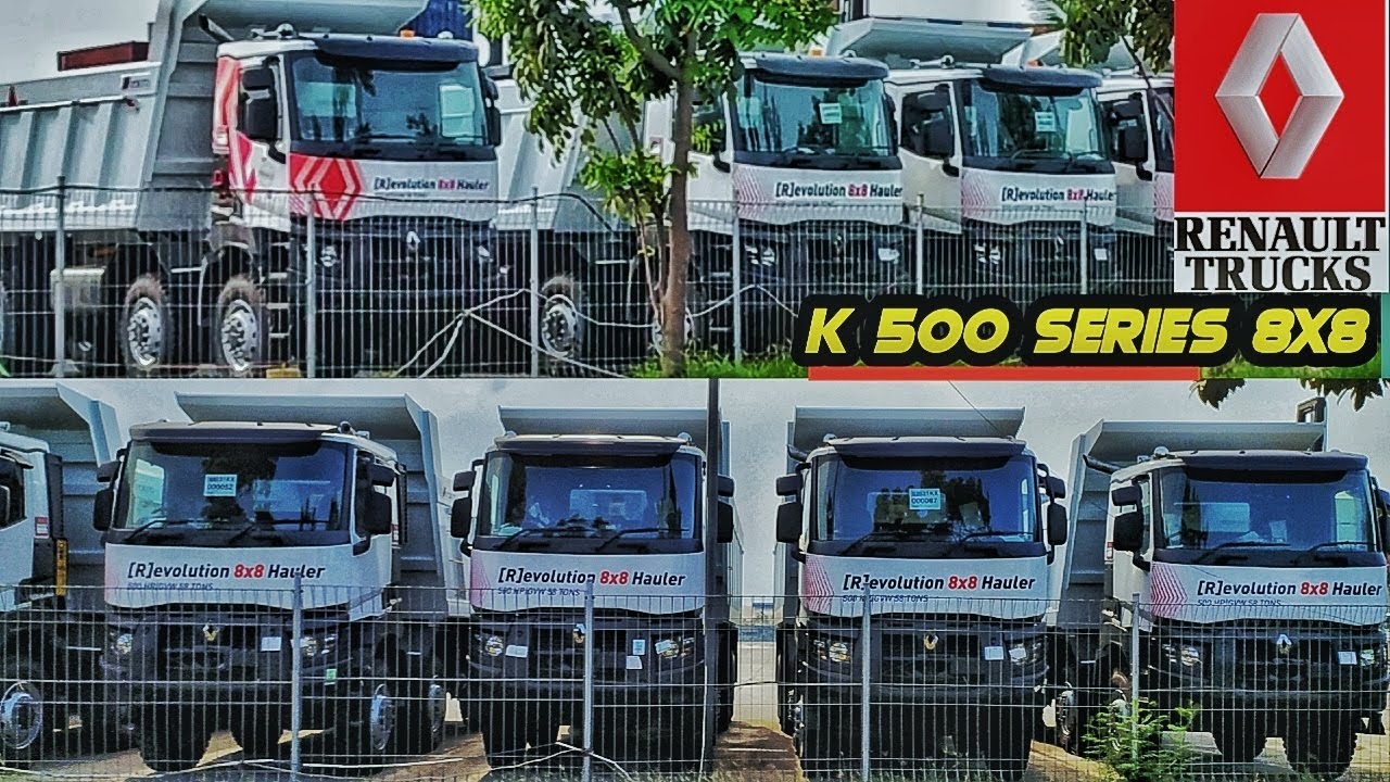 RENAULT K500 8X8!! SEPI MUATAN ALAT BERAT SPOTTING TRUK KONTAINER ...