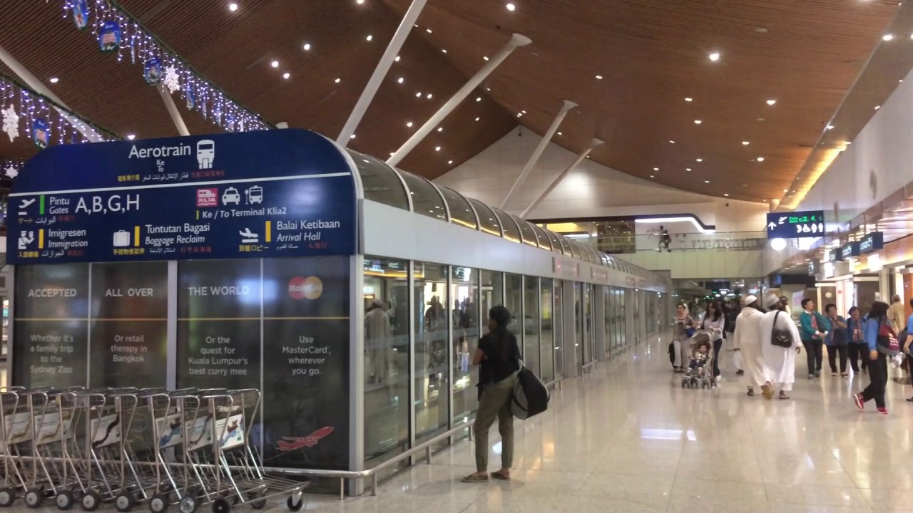 KUALA LUMPUR INTERNATIONAL AIRPORT KLIA1 TERMINAL - YouTube
