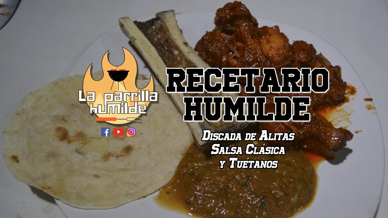 Recetario Humilde #3 Discada de Alitas, Tuétanos y Salsa Clásica - YouTube