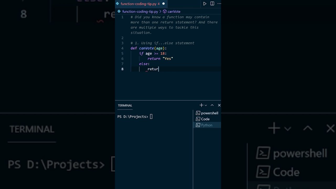 Solved Python Coding Style Multiple Return Statements 9to5Answer solved-python-coding-style-multiple-return-statements-9to5answer
