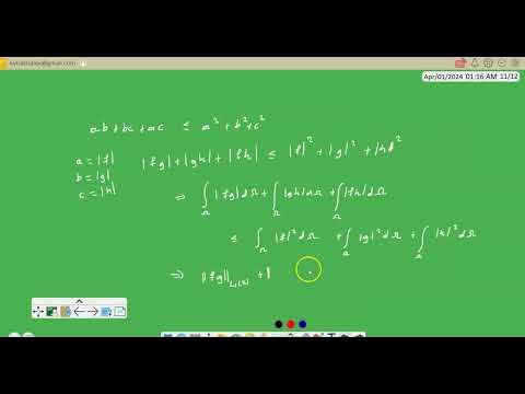 inequality in normed spaces associating L1 and L2 norms - YouTube