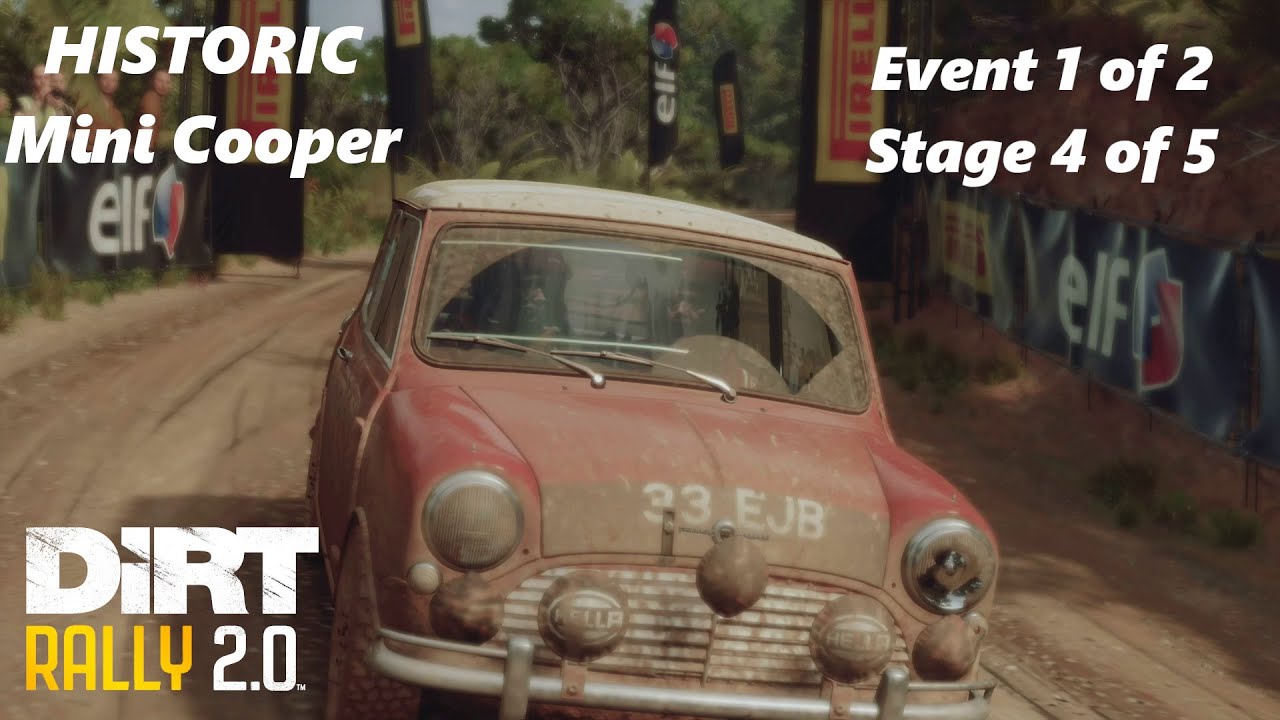 (PS5) DiRT Rally 2.0 | HISTORIC MODE | Mini Cooper | Event 1 of 2 ...