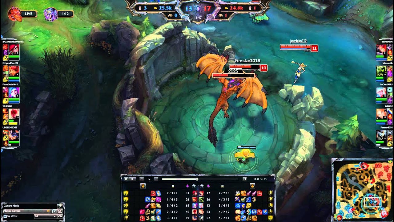 [LoL] Jinx Ult Dragon Steal - YouTube
