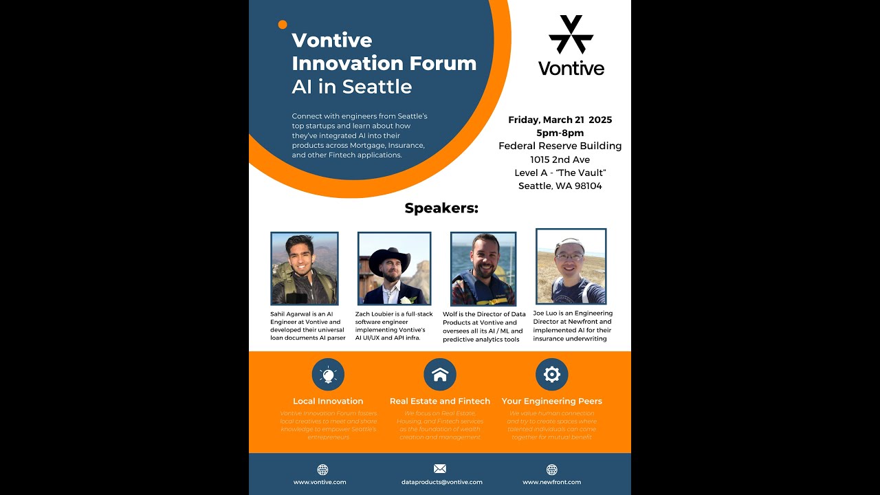 Vontive Innovation Forum - AI In Seattle - YouTube