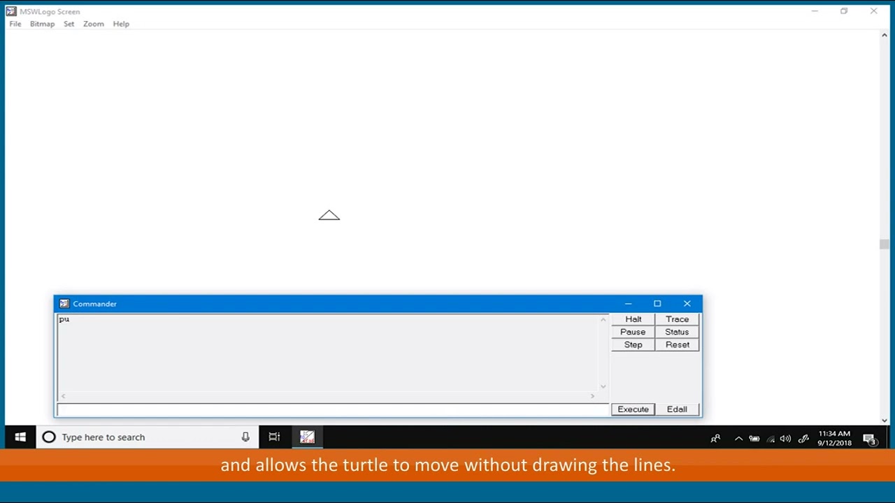 PU & PD COMMANDS IN MSW LOGO - YouTube