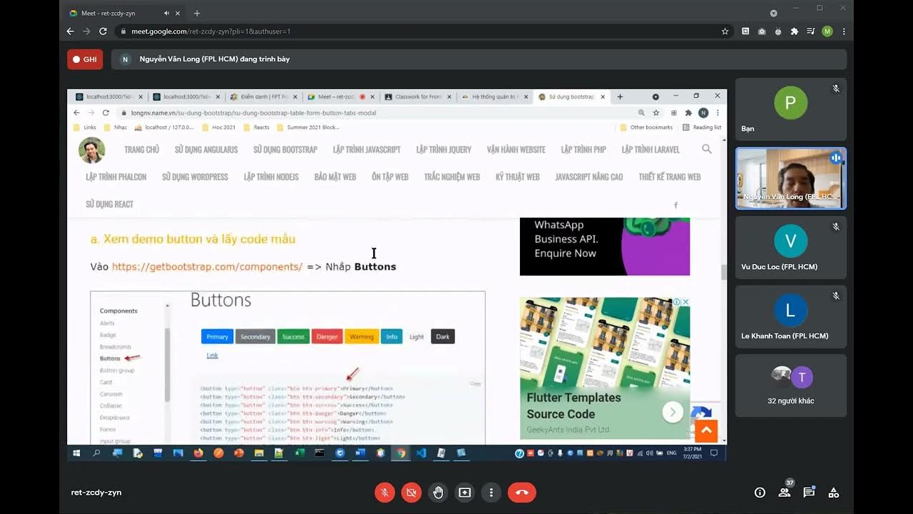 Front End Framework - Buổi 3 - FPT Polytechnic - YouTube