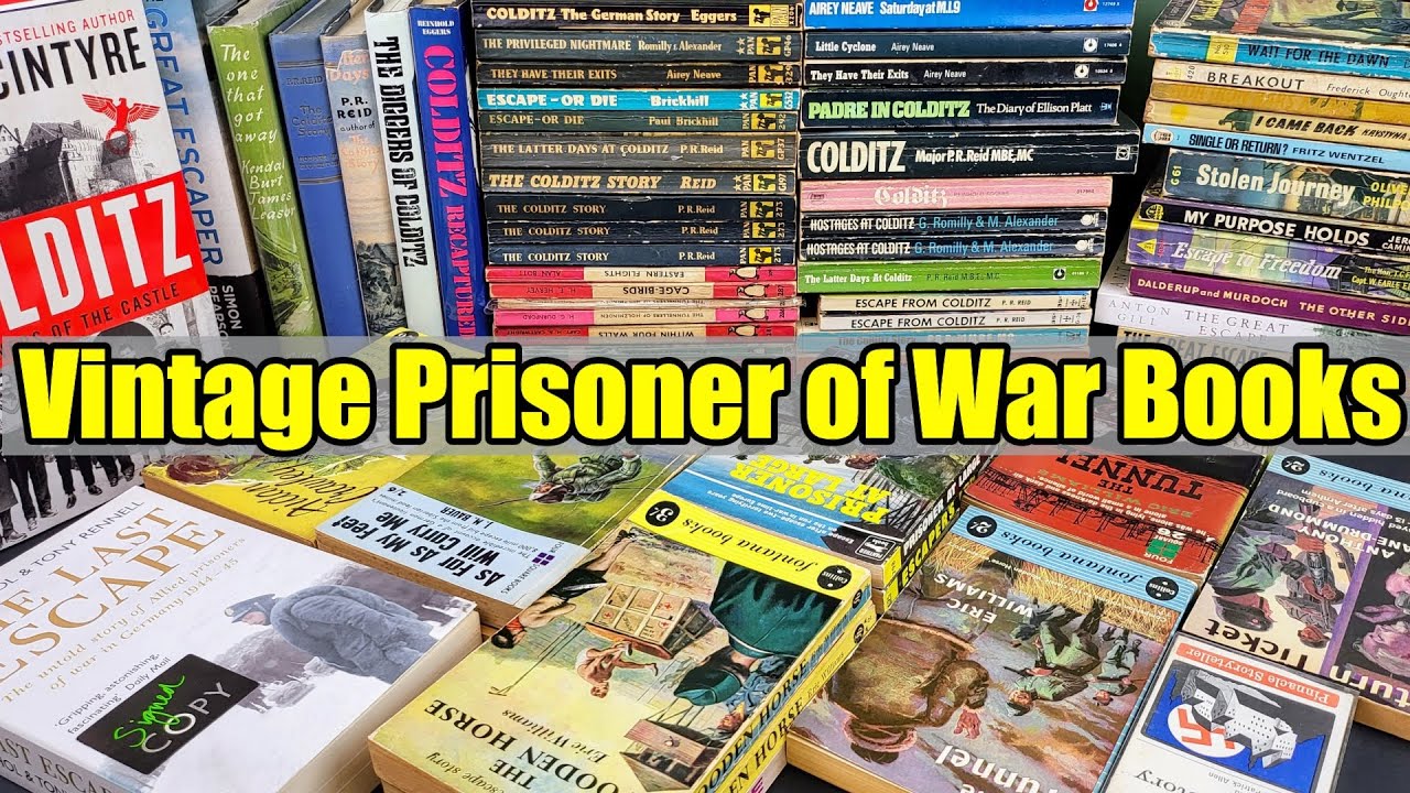 INCREDIBLE - Prisoner of War ESCAPE Books - In Vintage Paperback ...