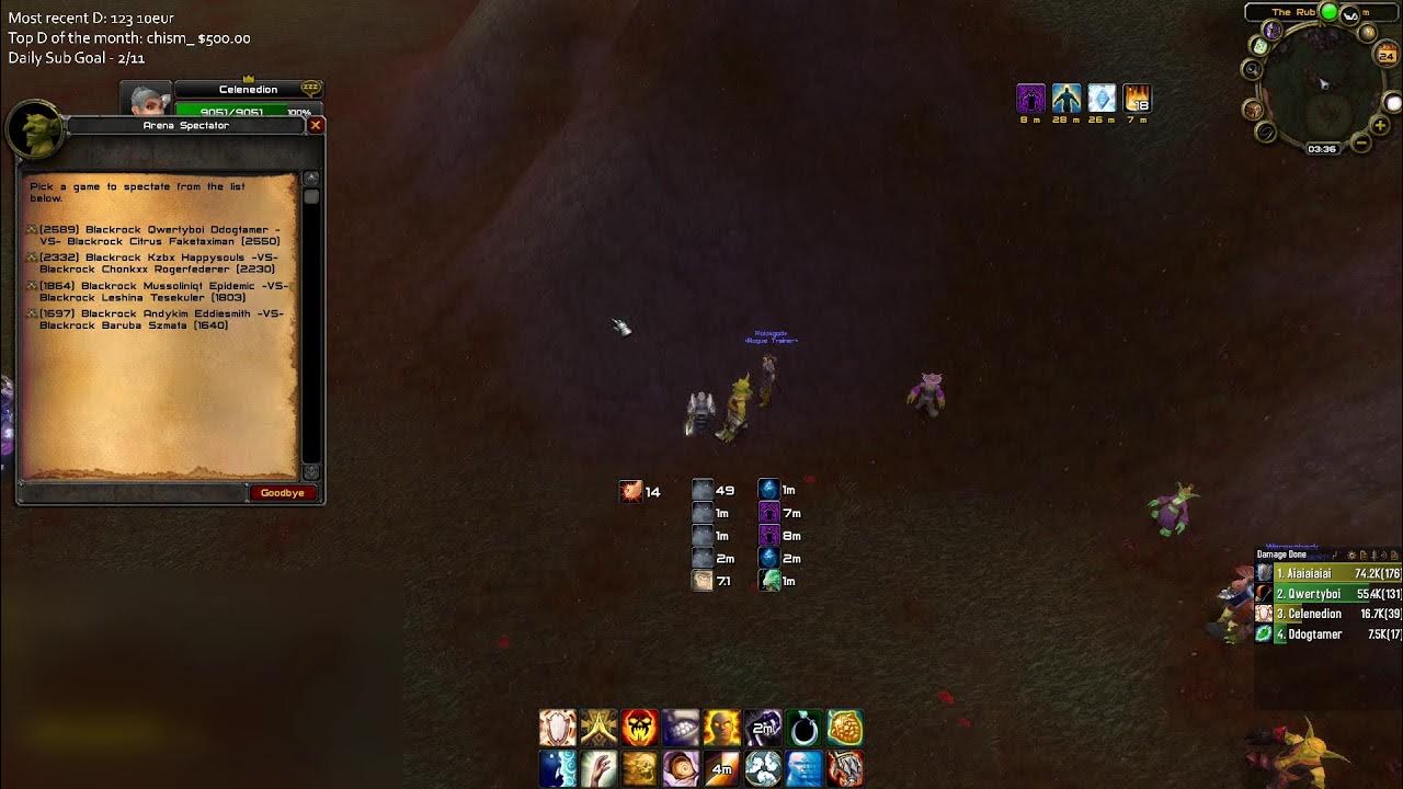 TBC/Wotlk arena - YouTube