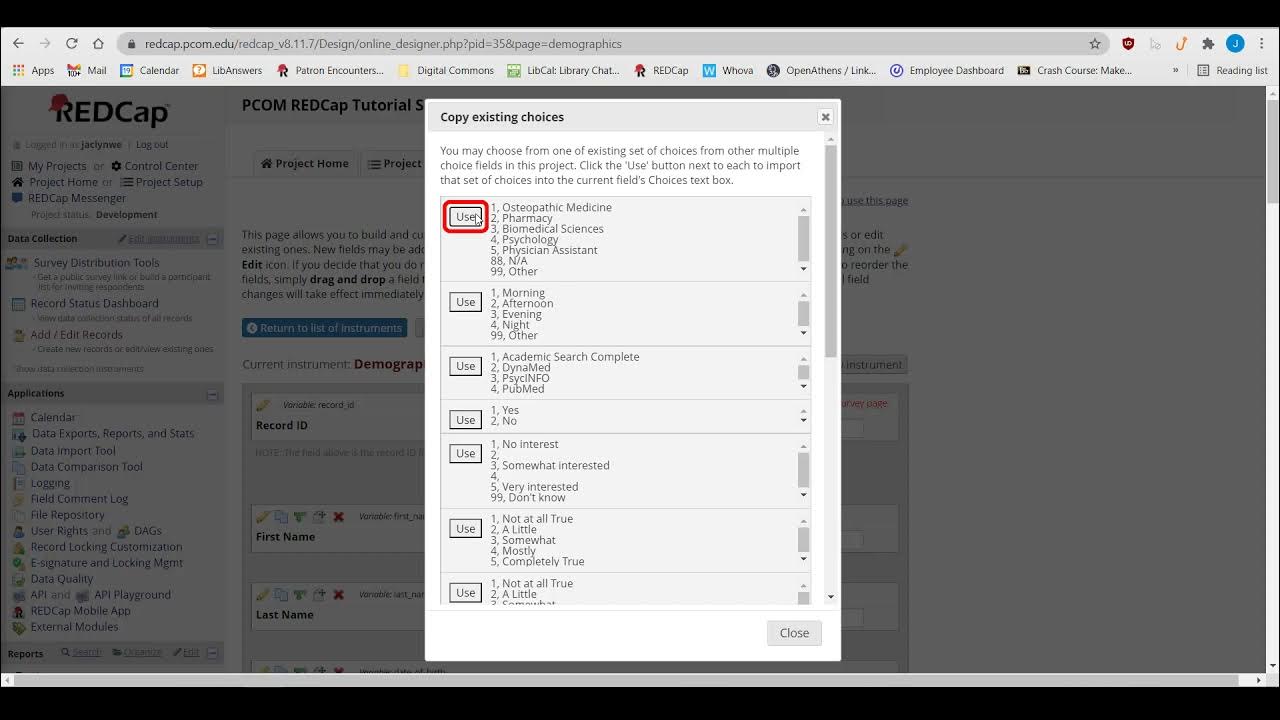 REDCap Tutorial Video 3: Online Designer - YouTube