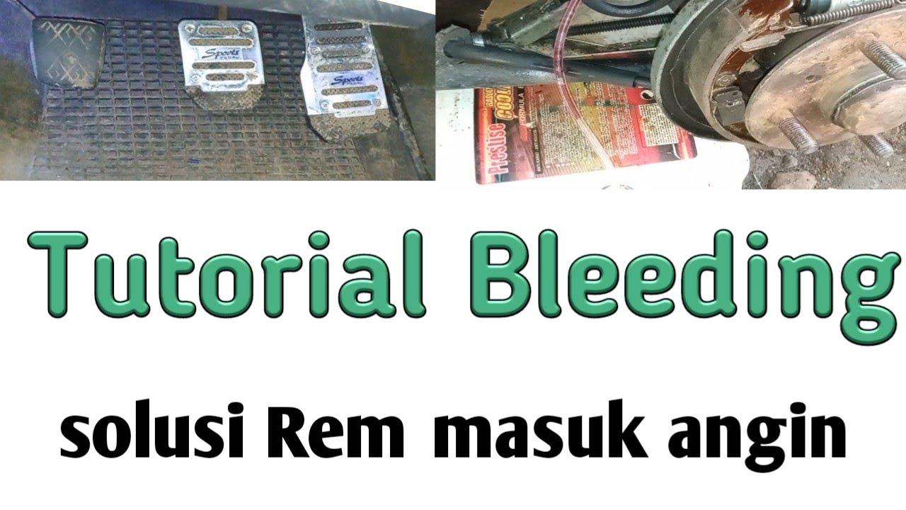 cara mudah membuang angin palsu pada rem / bleeding #bleeding #rem ...