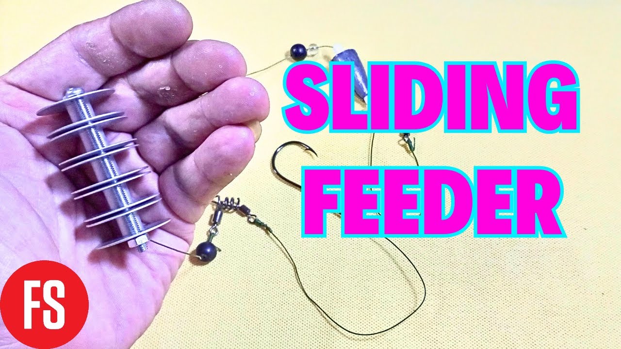How To Make Sliding Feeder Rigs? | Fishing Tools | Homemade Feeder ...