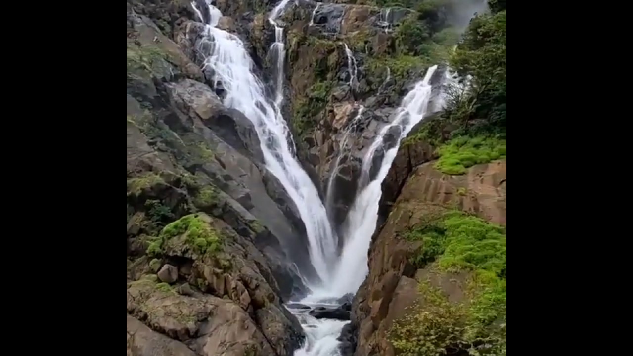 Doodh sagar waterfall.. - YouTube