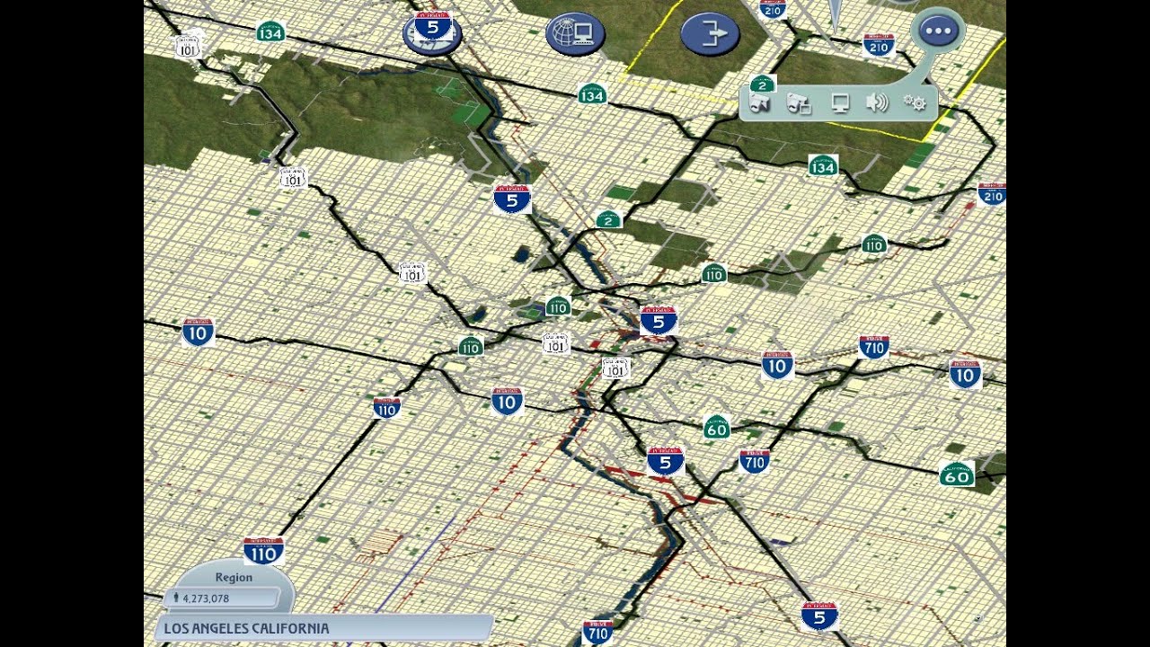 SimCity 4 Los Angeles Build Part 3 (Finished Build-Out) - YouTube