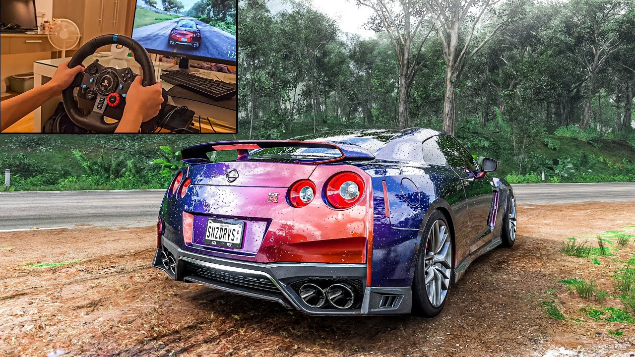1000HP Nissan GT-R R35 WITH ANTI LAG - Forza Horizon 5 | Logitech G29 ...