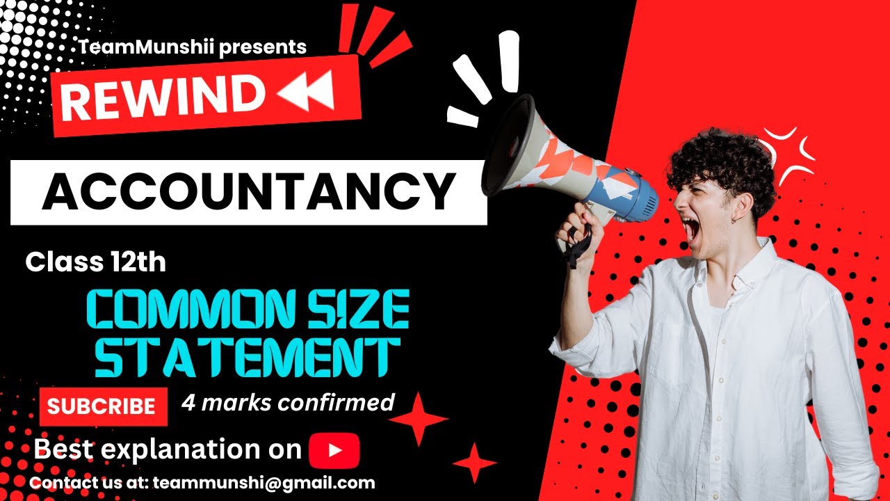 Common Size Statement│Rewind│Class 12│Accountancy - YouTube