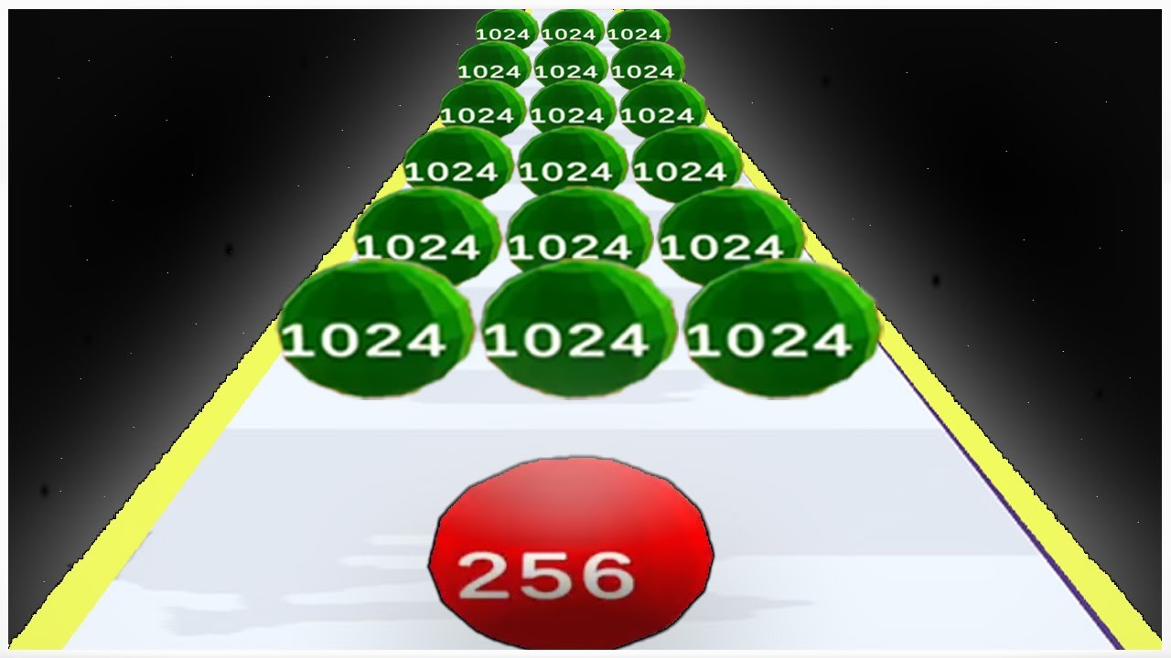 2048 Ball Run Rolling Ball 3D - Gameplay Walkthrough - YouTube