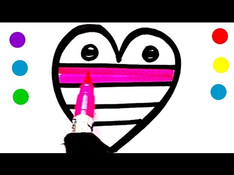 How to draw a Special Heart 💜|| - YouTube