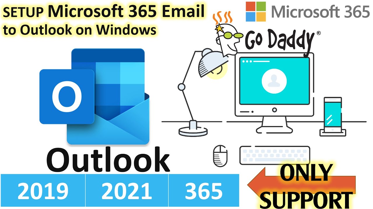 SETUP Microsoft 365 Email to Outlook on Windows | GoDaddy Microsoft 365 ...