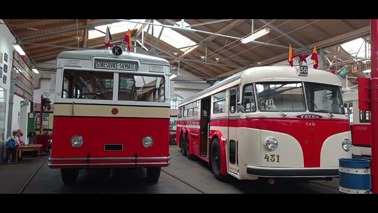 Muzeum MHD Praha Střešovice - YouTube