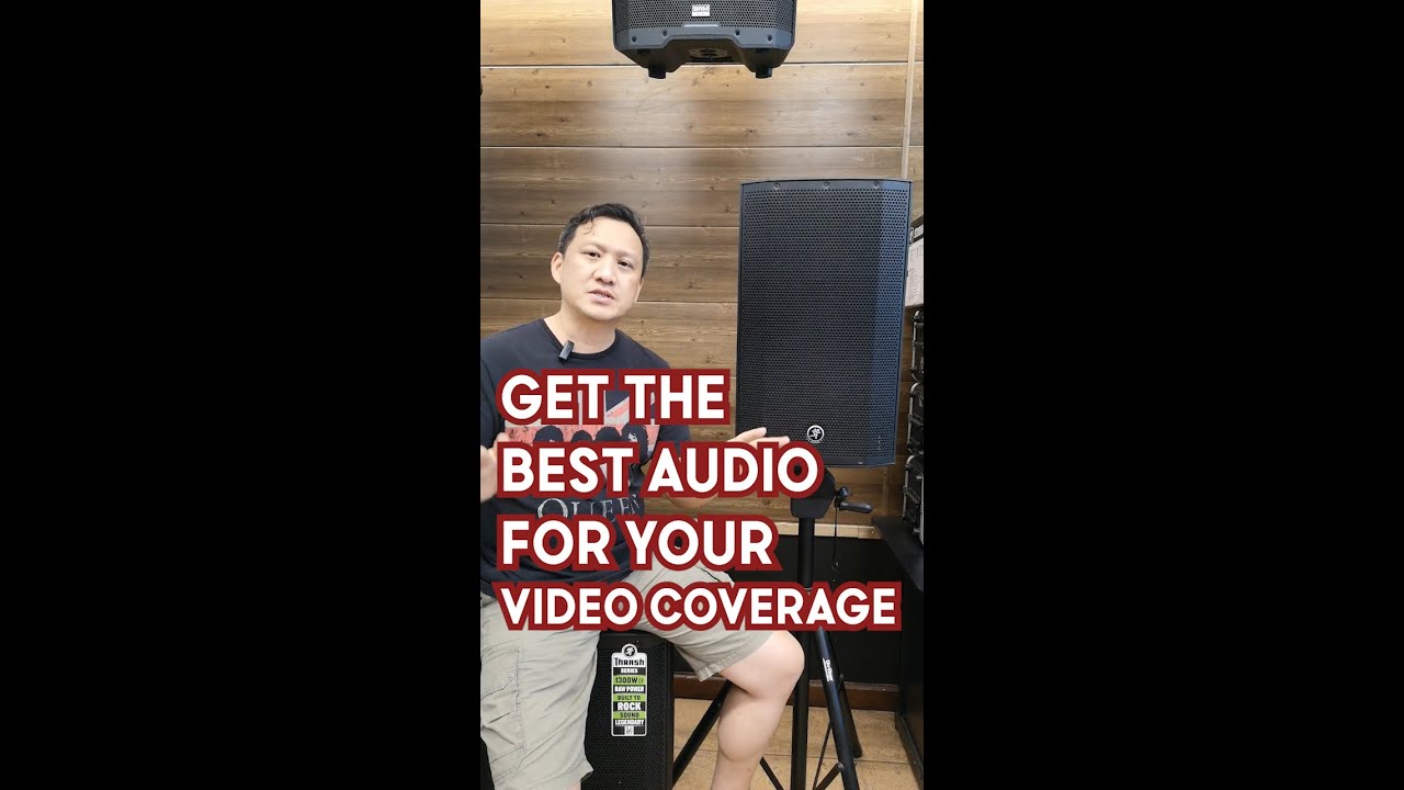 Get the best audio for your video coverage - YouTube