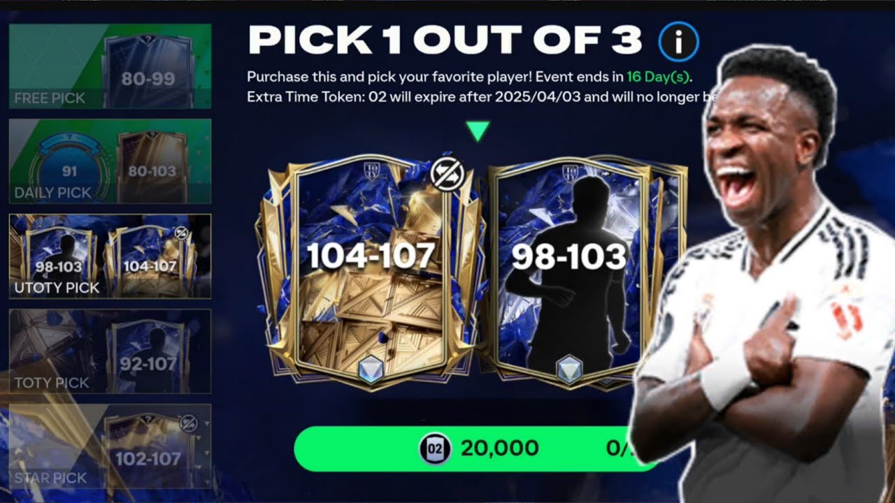 FC MOBILE 25 • NEW 104-107 MARKET UTOTY PICK PACK OPENING IN MY FREE ...