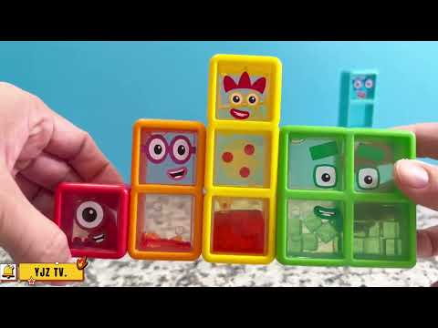 Numberblocks® One to Five Sensory Bottles unboxing with Satisfying ASMR ...