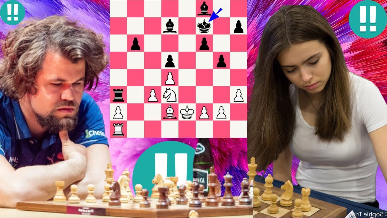 Magnus Carlsen vs Anna Cramling chess game 46 - YouTube