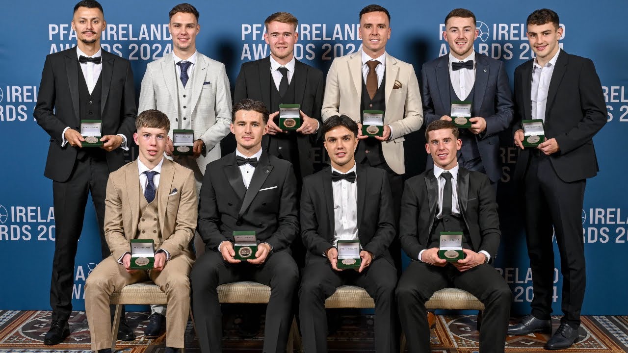 PFA Ireland Men's First Division Team of the Year 2024 - YouTube