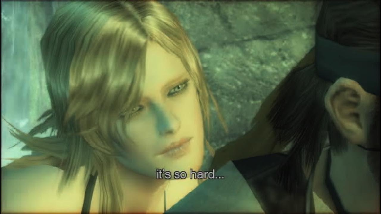 Snake and EVA secret cutscene - YouTube