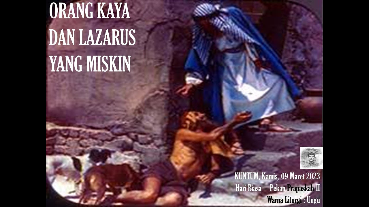 Orang Kaya Dan Lazarus Yang Miskin - YouTube