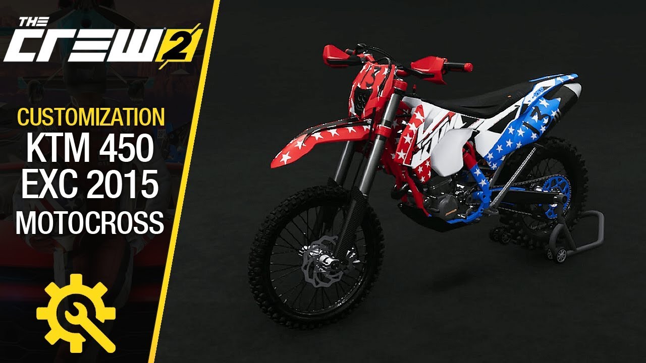The Crew 2 - Customization: KTM 450 EXC 2015 Motocross - YouTube