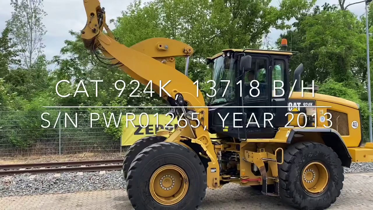 CAT 924K, S/N PWR01265 - Zeppelin Used - YouTube