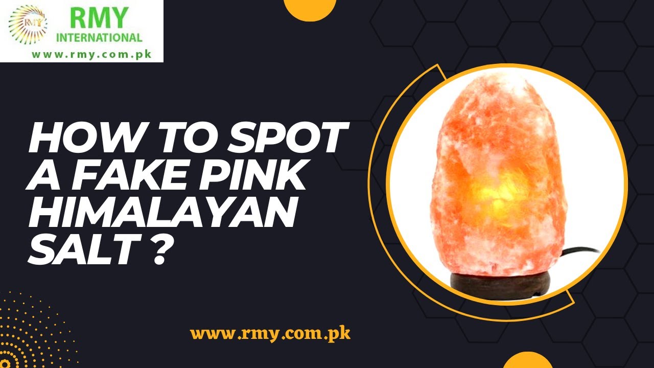 How to Spot a Fake Pink Himalayan Salt ? / See the Real Vs Fake ...