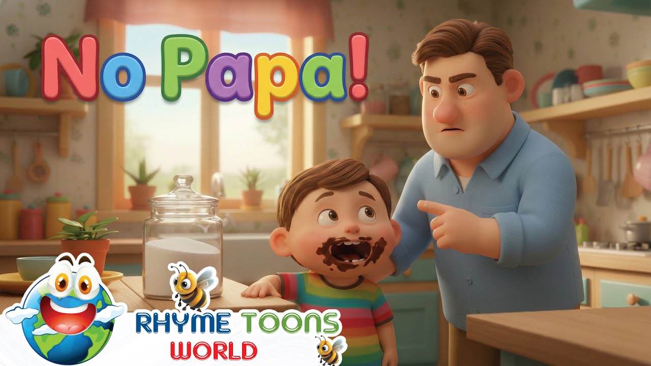 Johnny Johnny Yes Papa 🍭 | Eating Sugar? No Papa | Rhyme Toons World ...