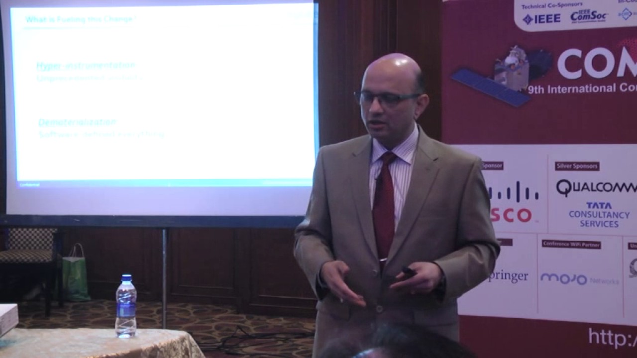 Leading the Cognitive Wave - Harrick Vin (TCS) - COMSNETS 2017 - YouTube
