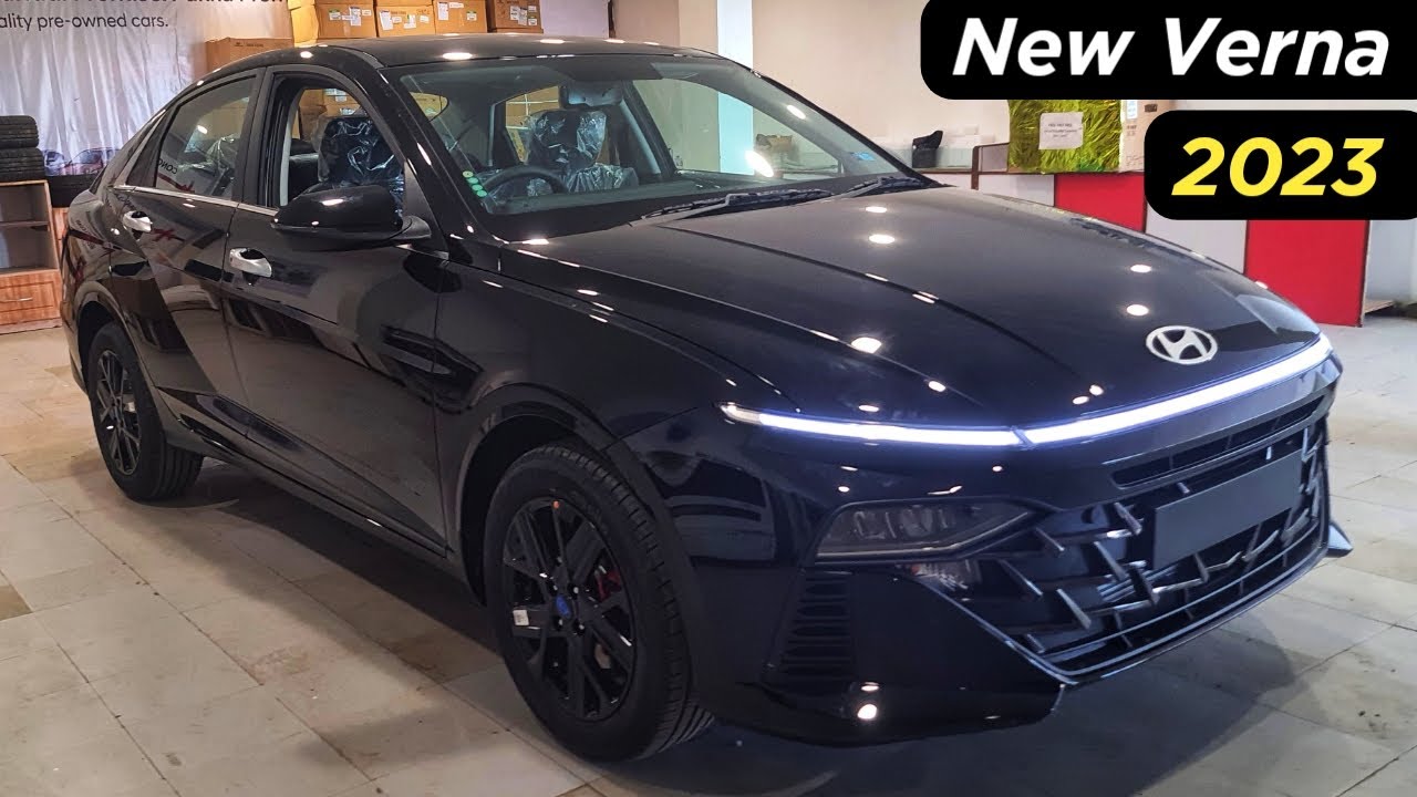 New Hyundai Verna 2023 || SX Turbo Manual || 2nd Top Model || Black ...