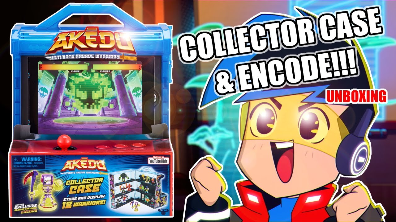 Akedo Series 2 Collector Case & Exclusive Fighter, Encode! - YouTube