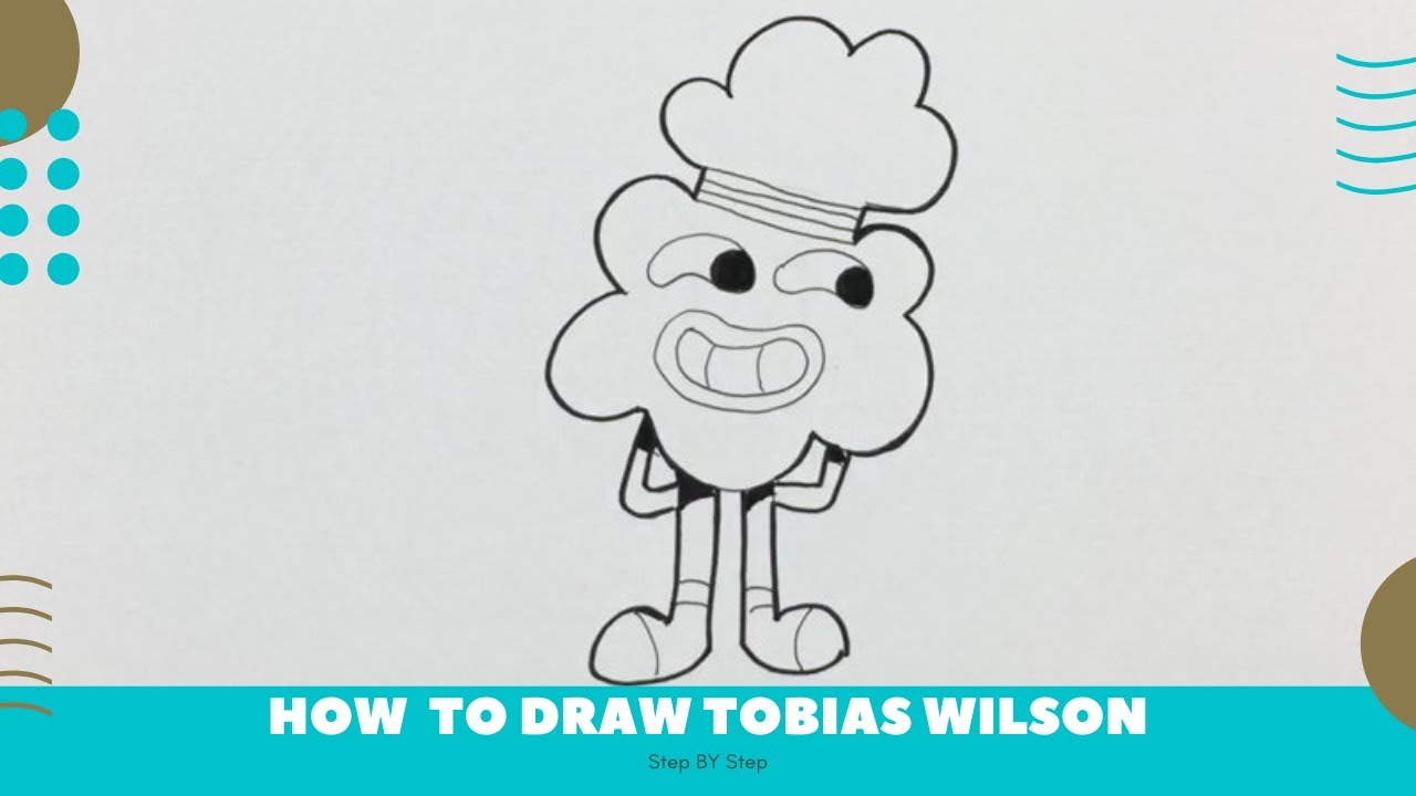 How to Draw Tobias Wilson Easy | The Amazing World of Gumball - YouTube