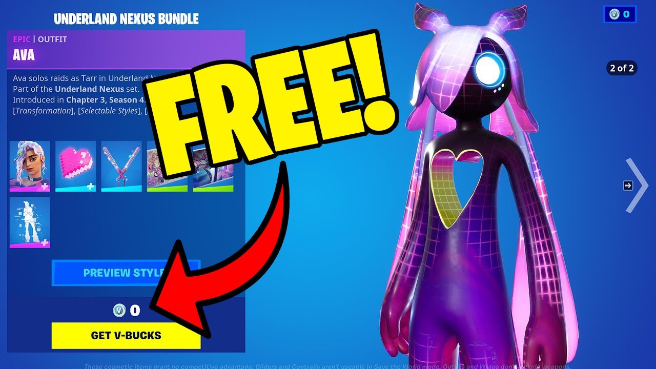 UNDERLAND NEXUS BUNDLE FOR FREE In Fortnite! - YouTube