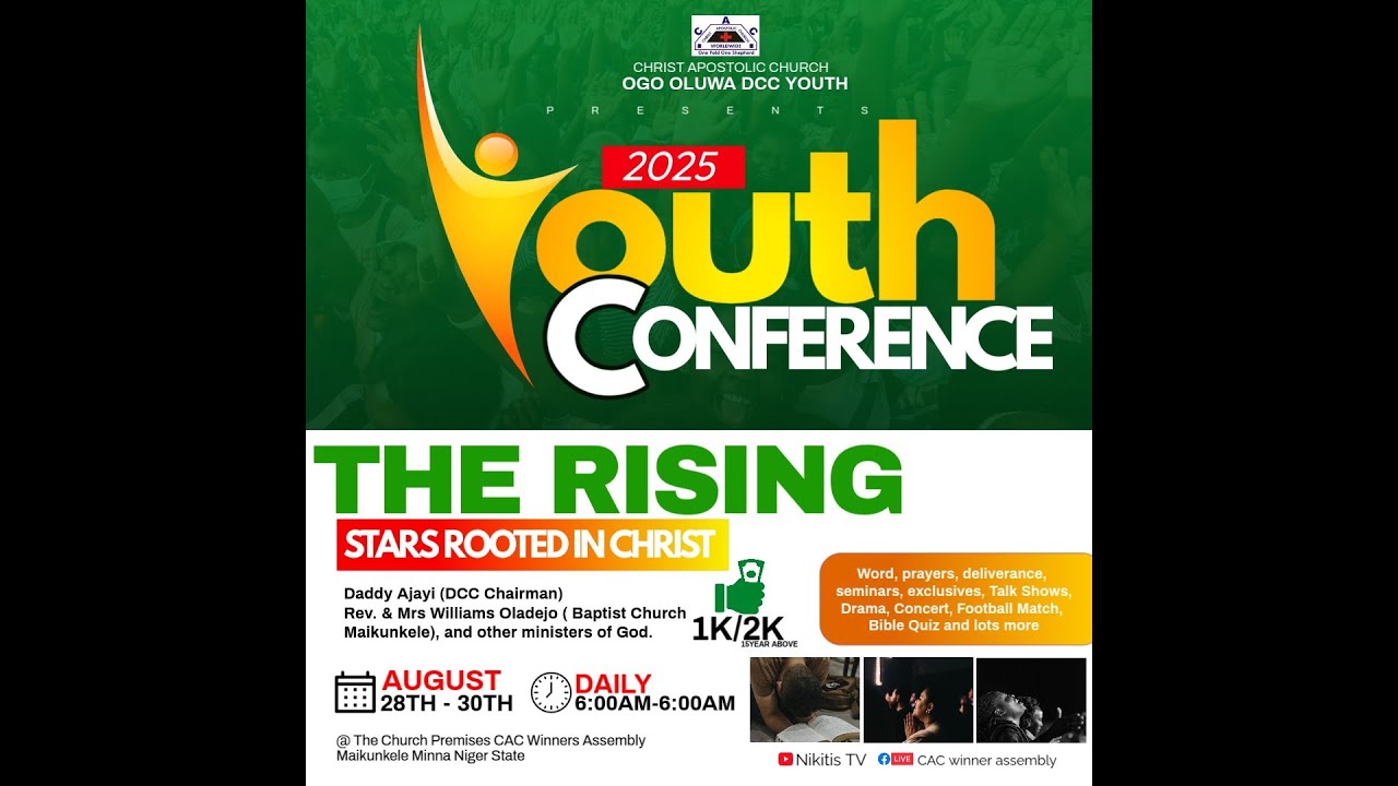 2025 NIGER DCC YOUTH CONFERENCE DAY 2 - 29/08/2025 - YouTube