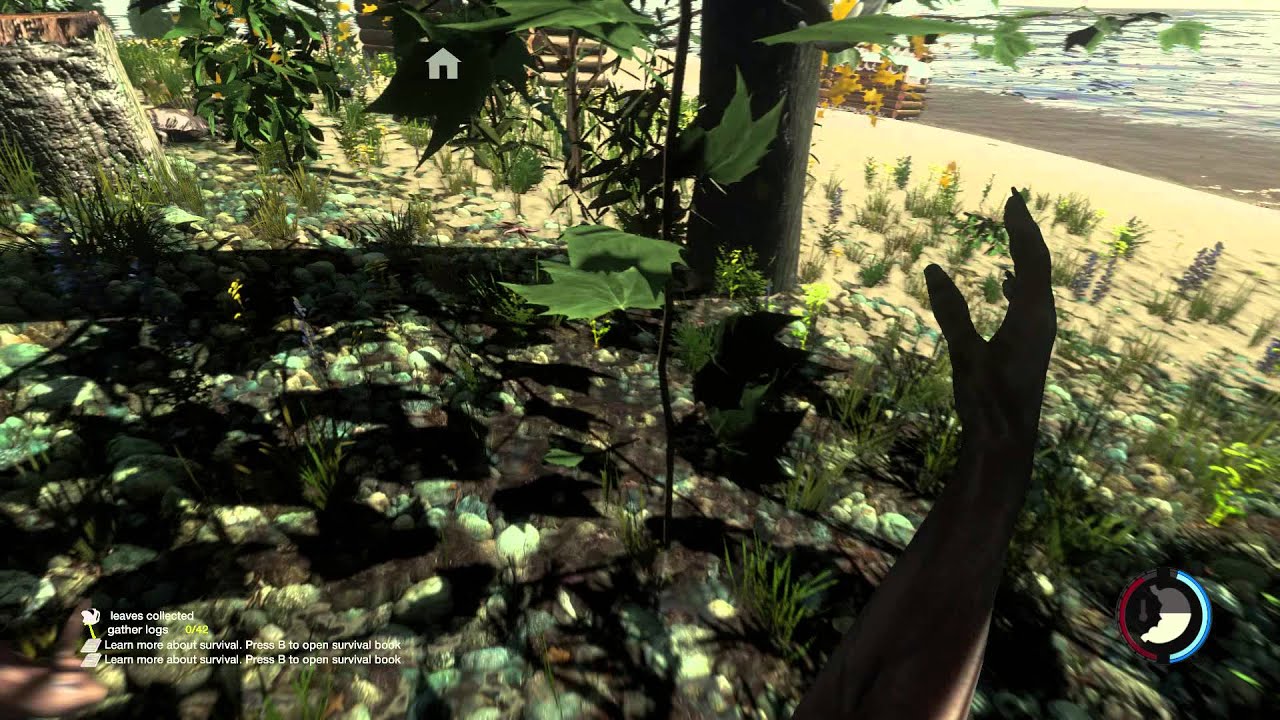 hand can help you collect leaves ? The Forest - YouTube
