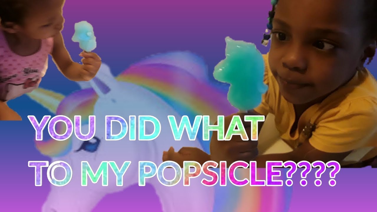 YOU DID WHAT TO MY POPSICLE ?? - YouTube