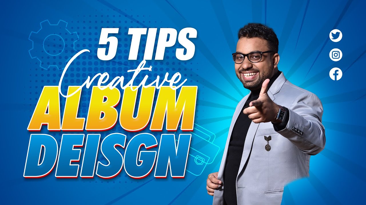 5 tips on Creative wedding album design - YouTube