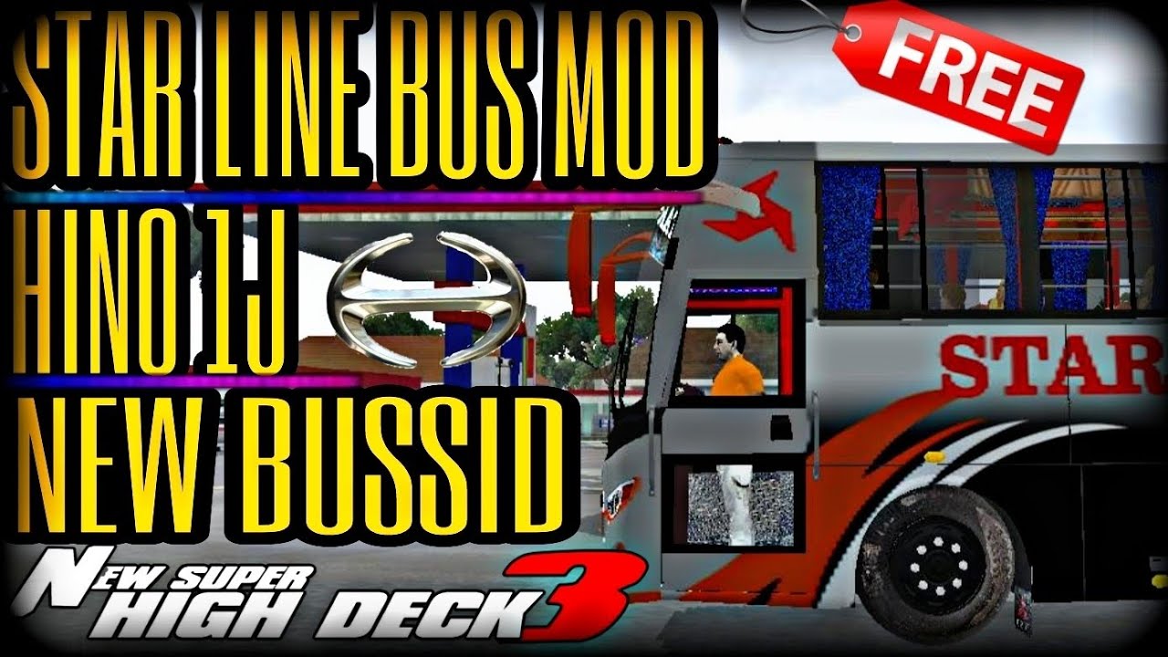 New star line bussid mod link 🖇️ - YouTube