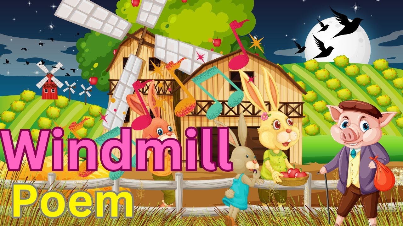 Poem Windmill | English Kids #kidsenglishclass #youtubevideos # ...