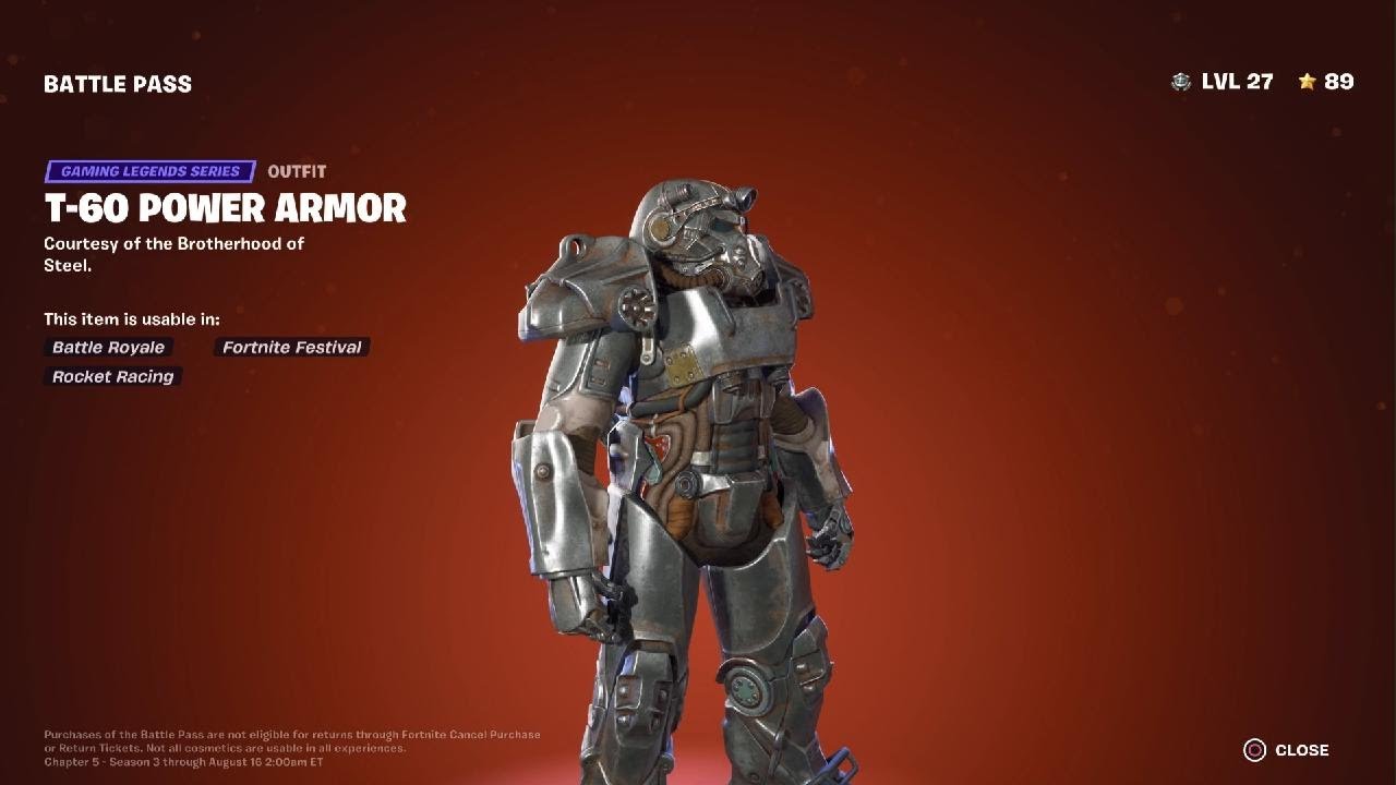 Fortnite T-60 Power Armor IS IN Fortnite! #fortnite #fortnitepower # ...